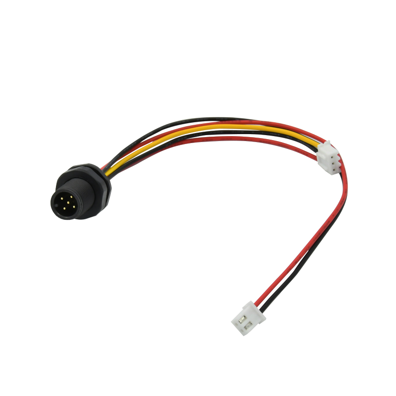 M12 connector Waterproof A Code 3pin 4pin 5pin 8pin 12pin full plastic ...